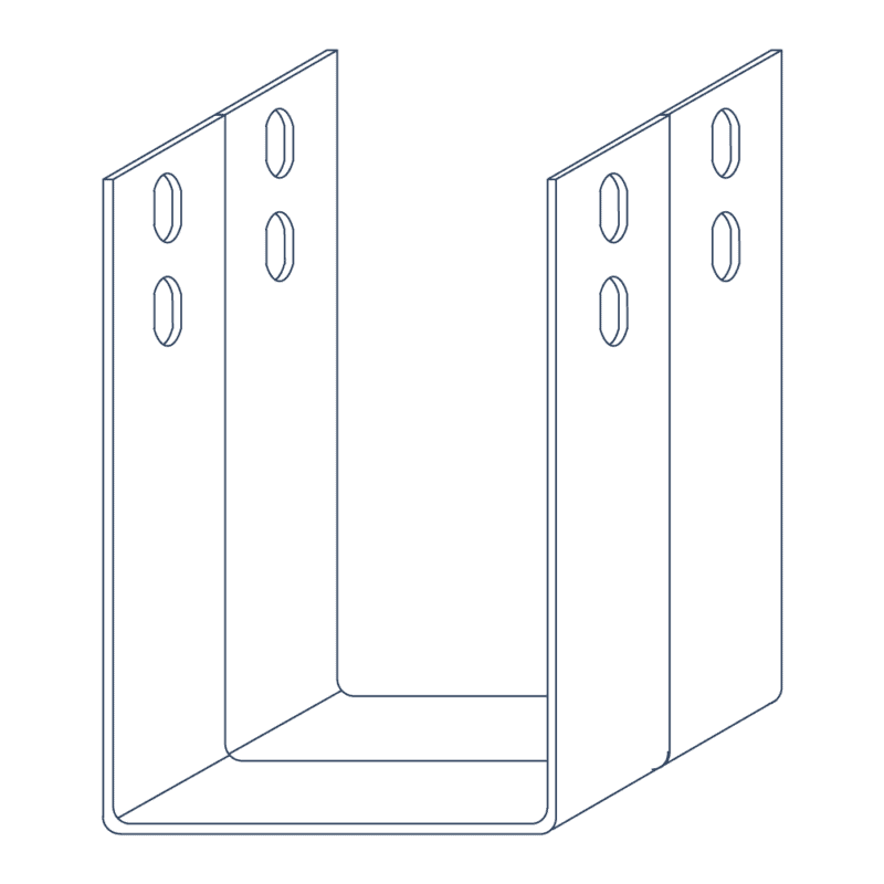 U Brackets - APG Group - High Volume Manufacturing and Galvanzing