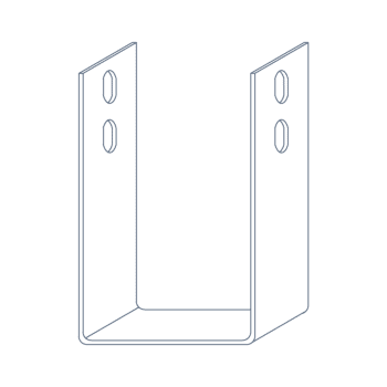 200 Wide U Bracket – 4 Holes - APG Group - High Volume Manufacturing ...